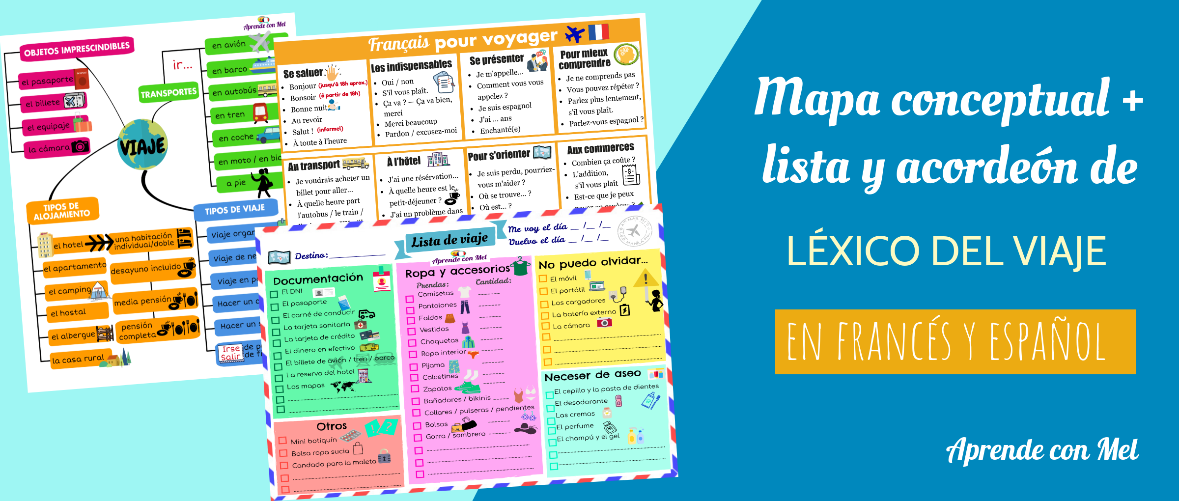 ¡Vámonos de VIAJE! – Vocabulario básico